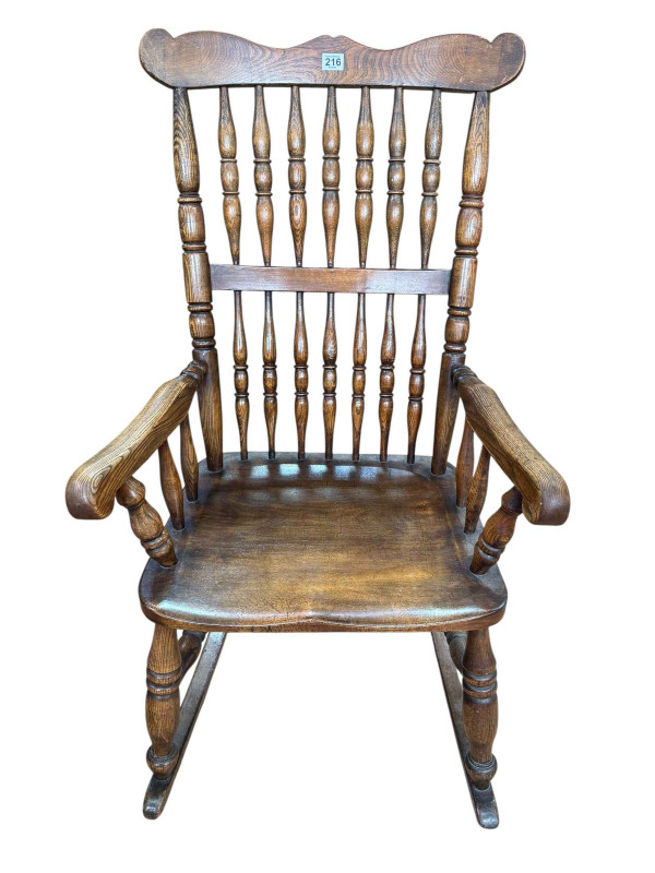 Windsor spindle back rocking chair. | Thomas Watson