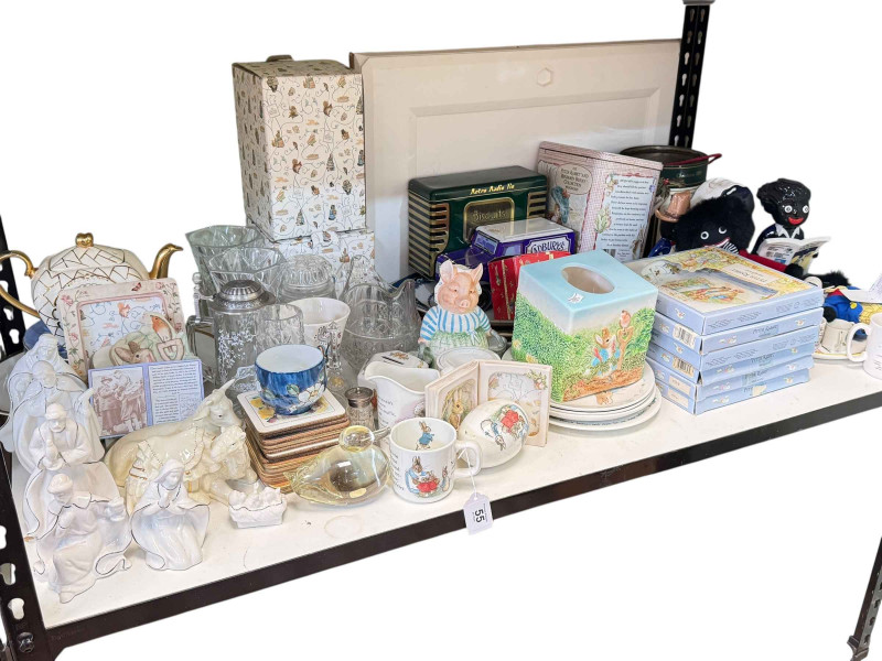 Collection of Wedgwood Peter Rabbit including boxed plates, money boxes ...